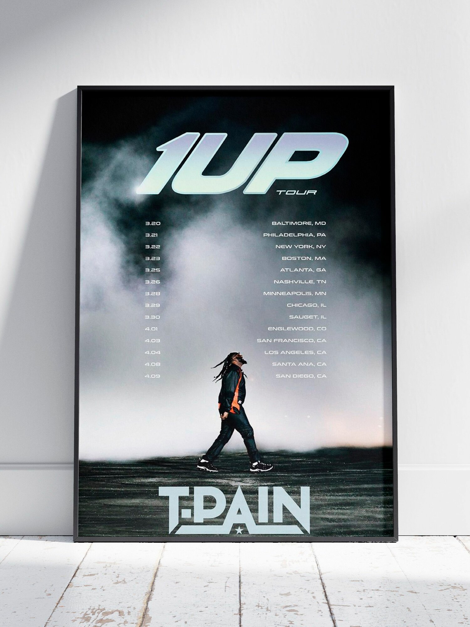 Плакат на стену для интерьера Т Пейн (T Pain 9) - Постер по музыке и артисту формата A4 (21x30 см)