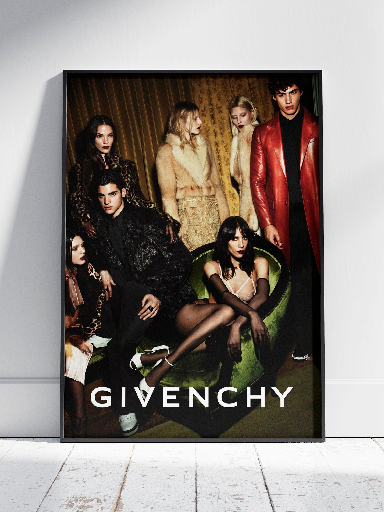Плакат на стену для интерьера Живанши (Givenchy 4) - Постер по модели, бренду и моде формата A4 (21x30 см)