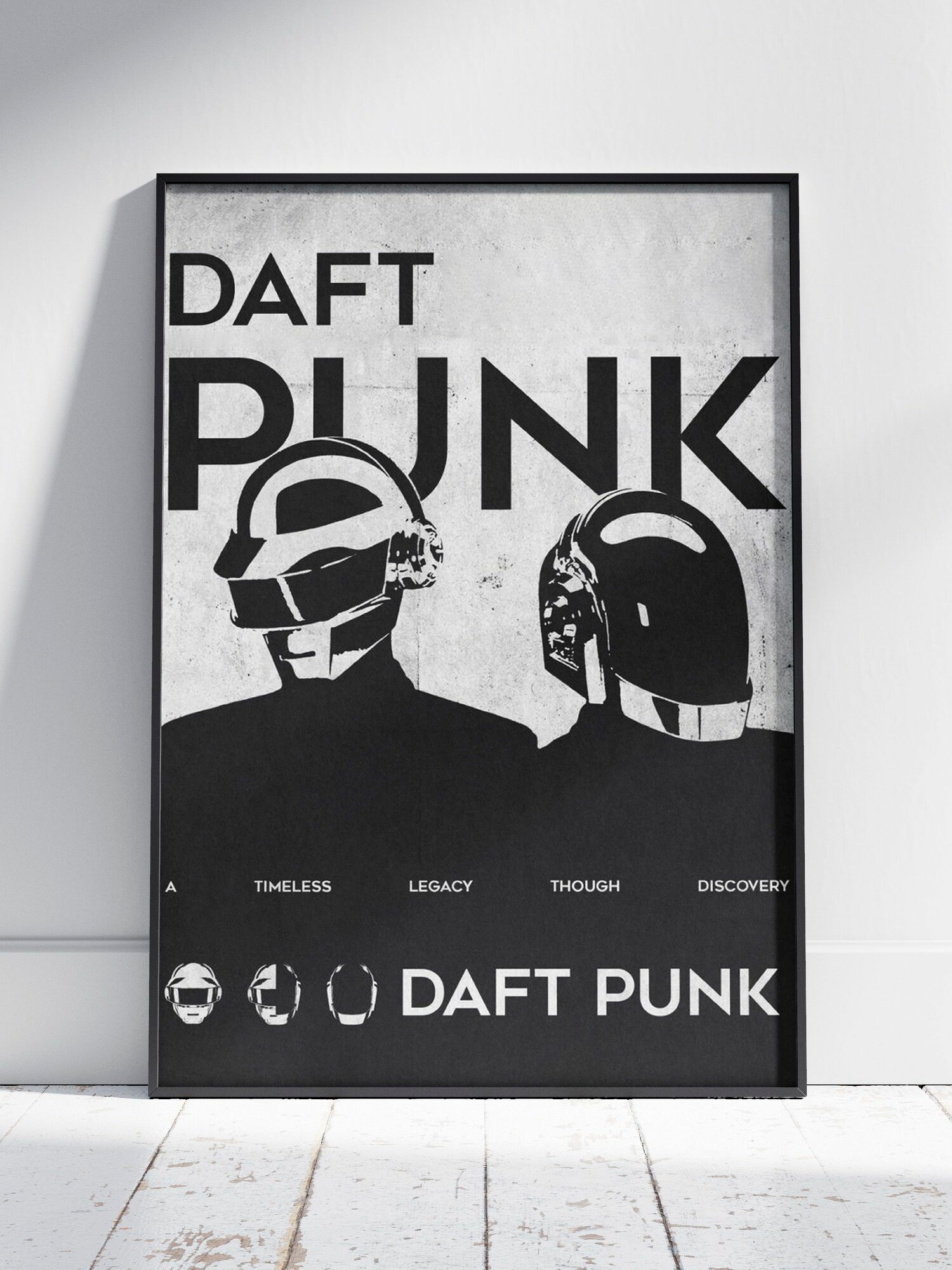 Плакат на стену для интерьера Дафт Панк (Daft Punk 33) - Постер по музыке и артисту формата A4 (21x30 см)