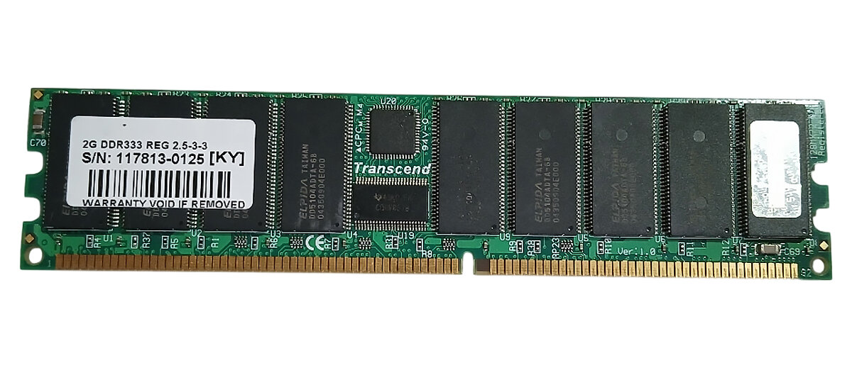 Оперативная память Transcend TS256MDR72V3K DDR 2Gb