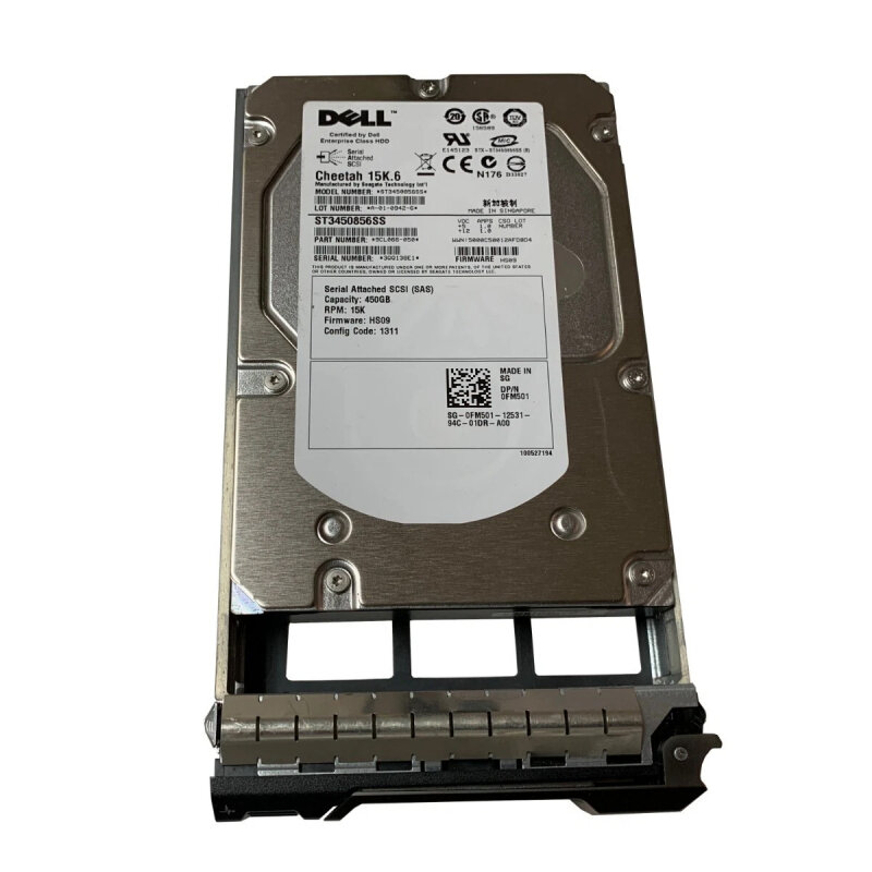 Жесткий диск Dell 0FM501 450Gb SAS 3,5" HDD