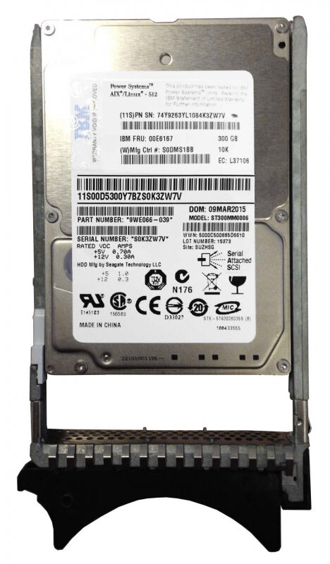 Жесткий диск IBM 74Y9268 300Gb SAS 2,5" HDD