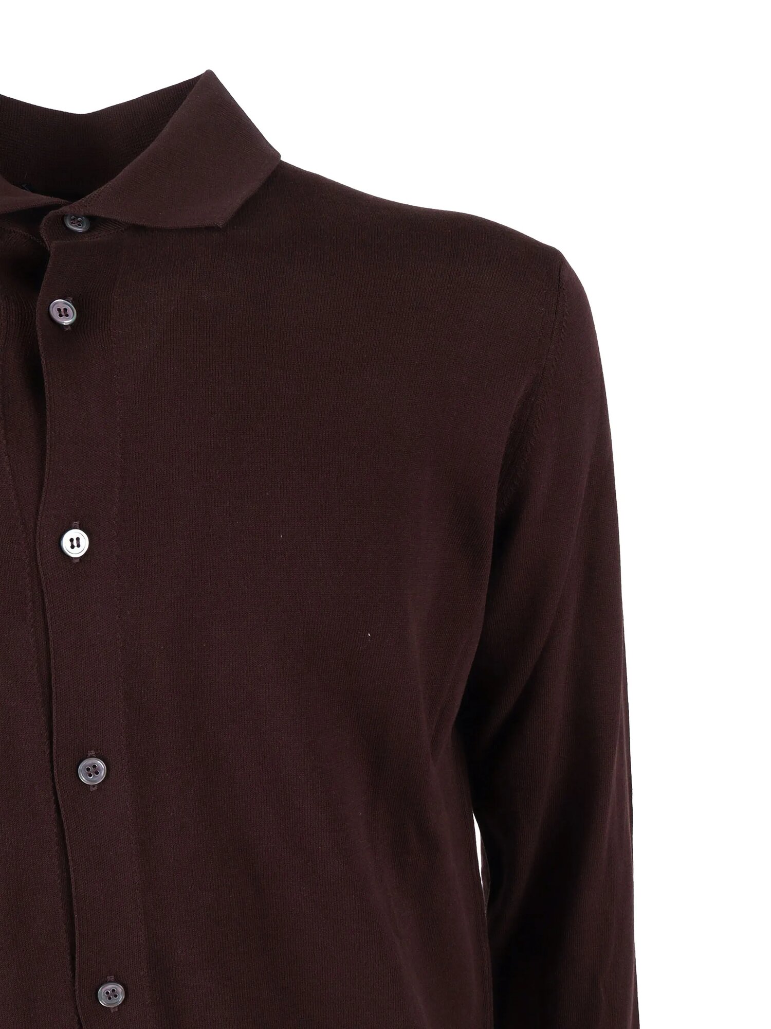 Рубашка FILIPPO DE LAURENTIIS Buttoned shirt, размер 54, brown — фото 1