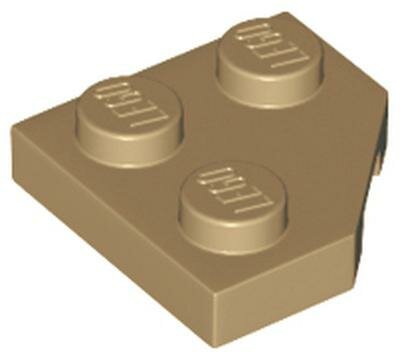 Деталь Lego 26601 Wedge, Plate 2 x 2 Cut Corner
