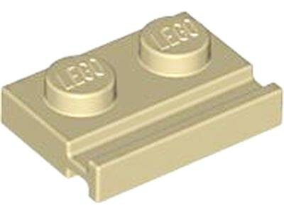 Деталь Lego 32028 Plate, Modified 1 x 2 with Door Rail