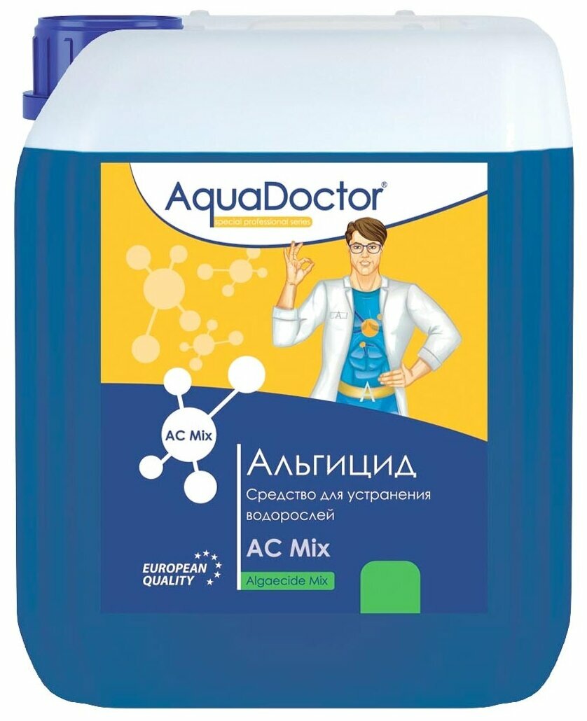 Химия для очистки бассейнов AquaDoctor Альгицид 30л канистра AQ22414