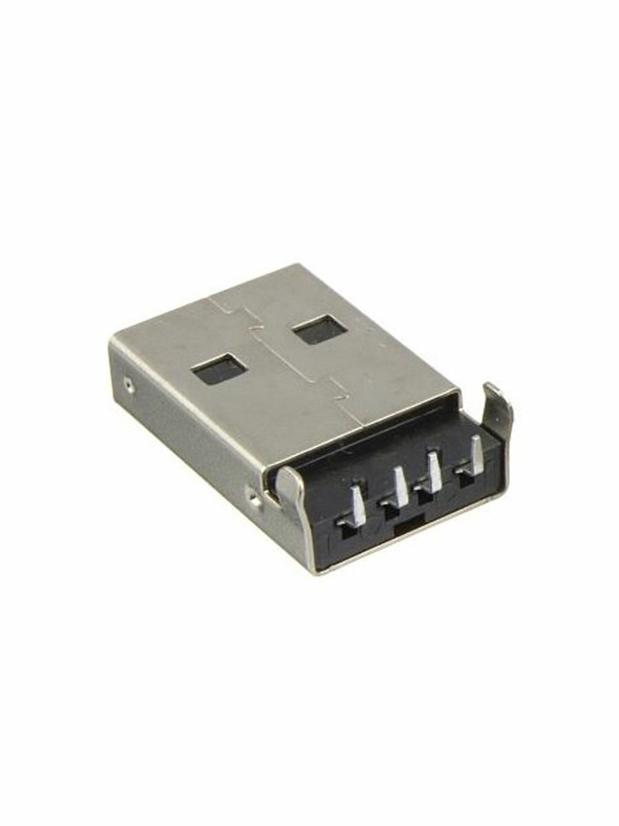 Разъем USB штекер, тип А 5*12*19 прямой угол 90*