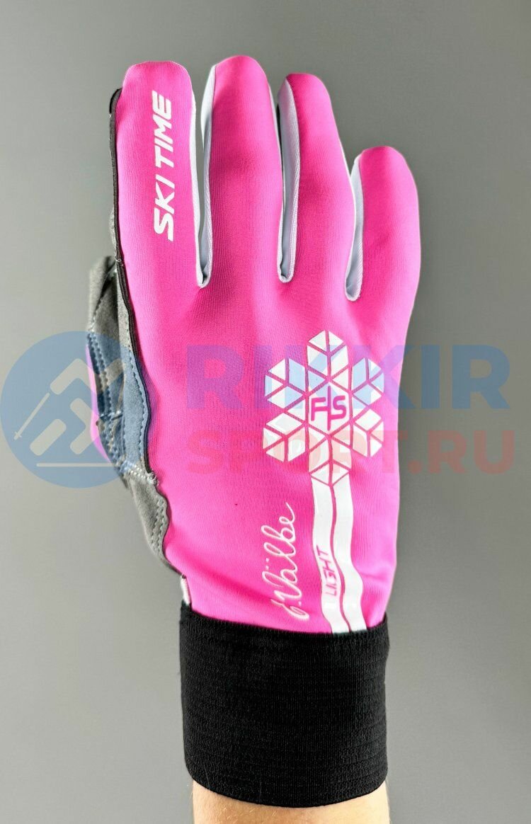 Перчатки SKI TIME Sphere Race E.Valbe L23082 розовый, XXL