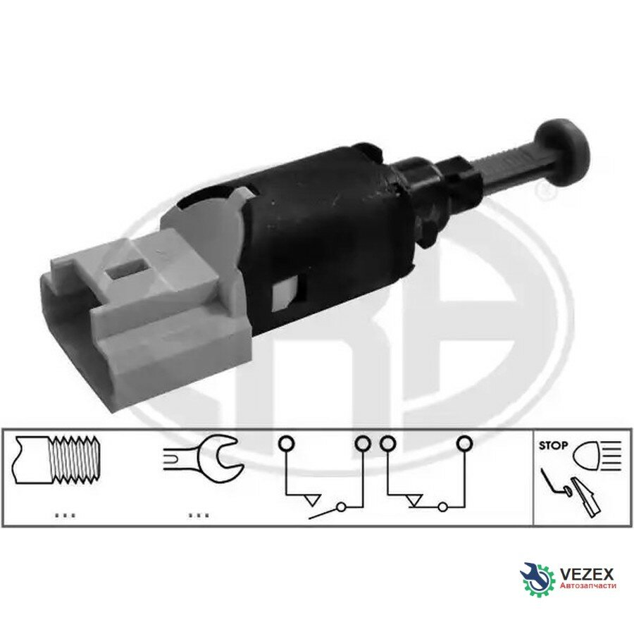 ERA 330718 датчик стоп-сигнала!\ Citroen C5/Xsara, Peugeot 206/307/607 1.4-3.0i/1.6-2.2HDi 96>