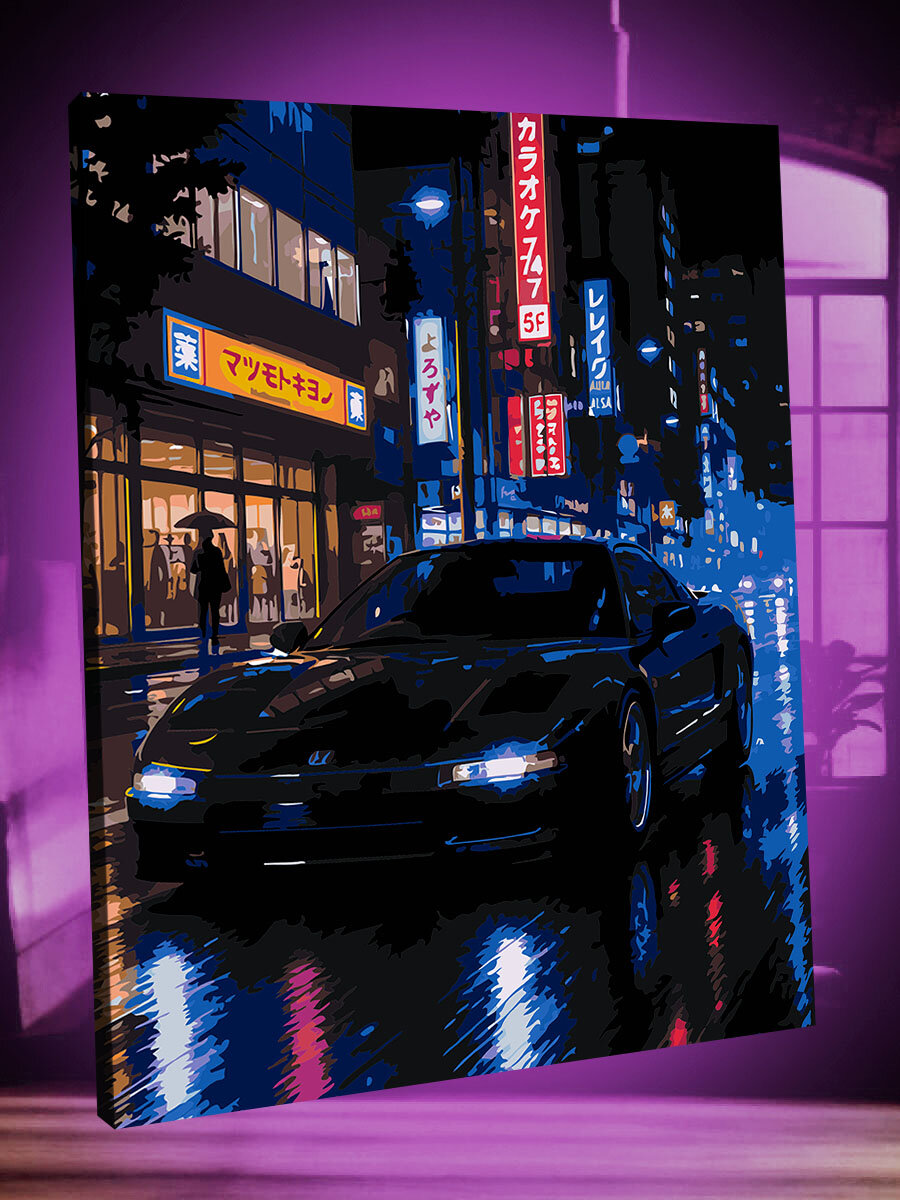 Картина по номерам Honda NSX (NA1)