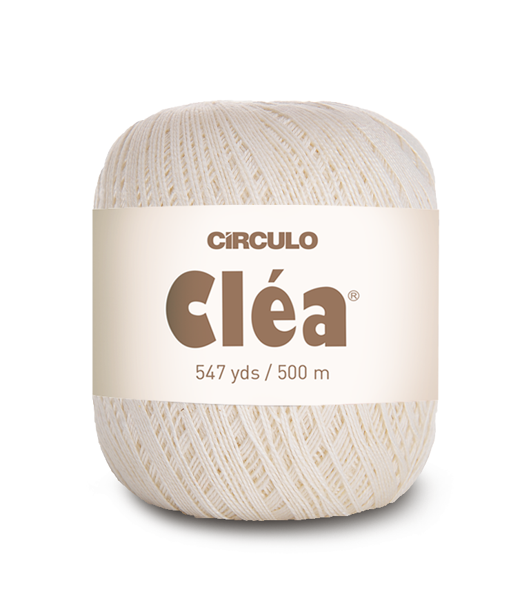Пряжа CiRCULO CLEA 500, 100 % мерсеризованный бразильский хлопок, 76гр, 500 м, цвет 8176