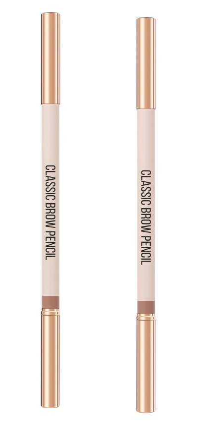 Карандаш для бровей Stellary с щеточкой / Classic brow pencil тон 02 2шт