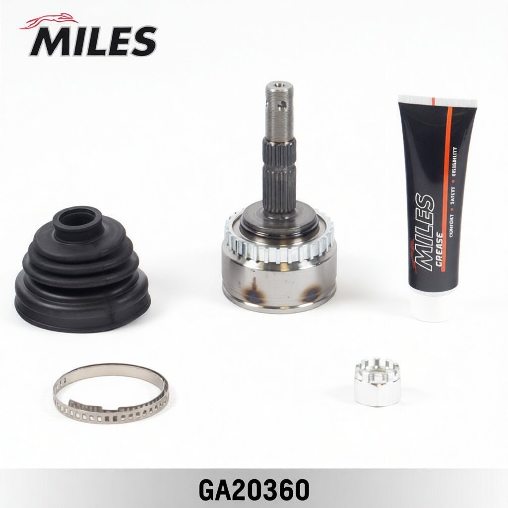 ШРУС наружный (с ABS) OPEL CORSA/COMBO/MERIVA 1.3-1.7D 01- (GKN 304391) GA20360 Miles арт. GA20360
