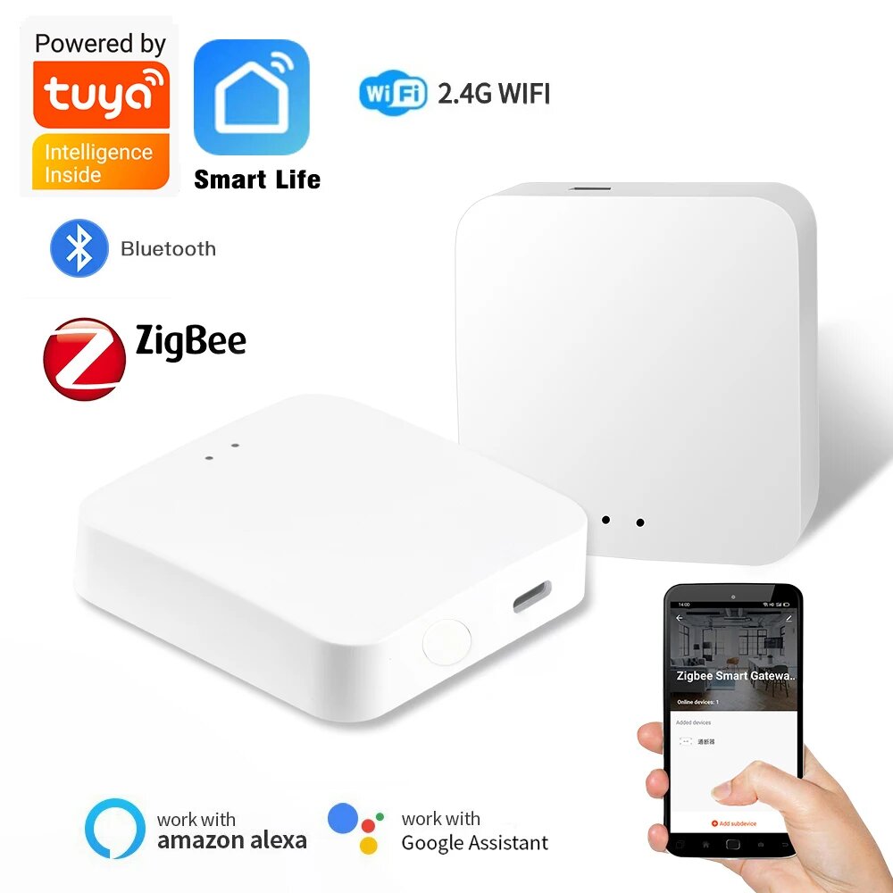 FD Многорежимный беспроводной умный домашний шлюз ZigBee Bluetooth