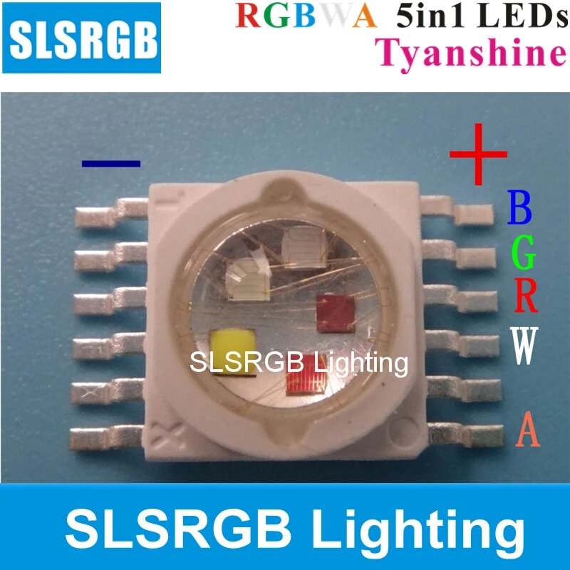 10 шт./лот TYANSHINE RGBW RGBA 4IN1 RGBWA 5IN1 RGBWA UV 6in1 цвет TIANXIN светодиодные лампы светодиодные чипы светодиодные лампы для светодиодов с подвижной головкой