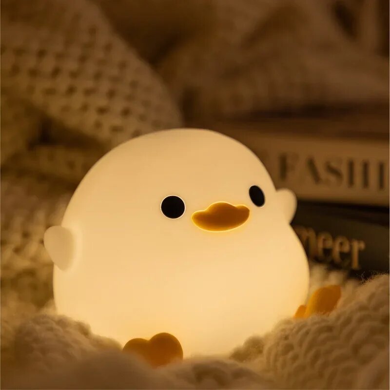 Силиконовый ночник утка DoDo Warm Light