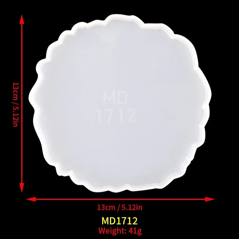 Силиконовая форма для смолы MD1712, 13x13 см