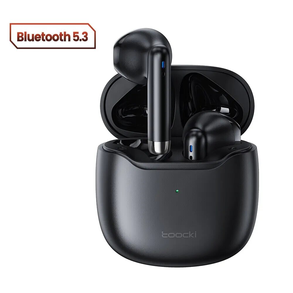 Toocki беспроводные наушники Black Bluetooth 5.3