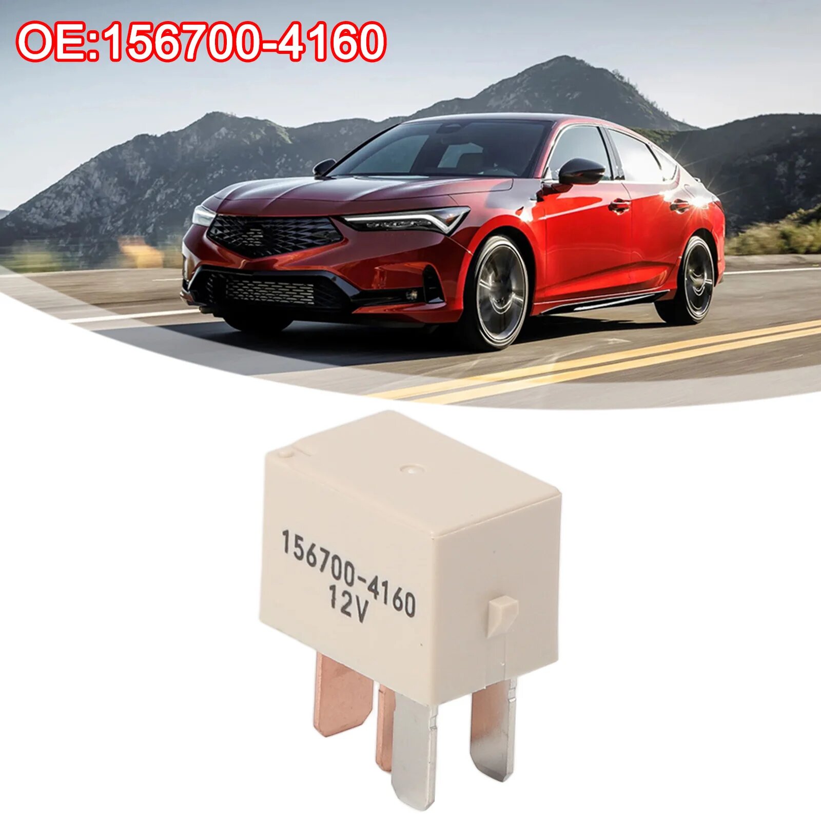 Реле компрессора кондиционера Acura 156700-4160, 1шт