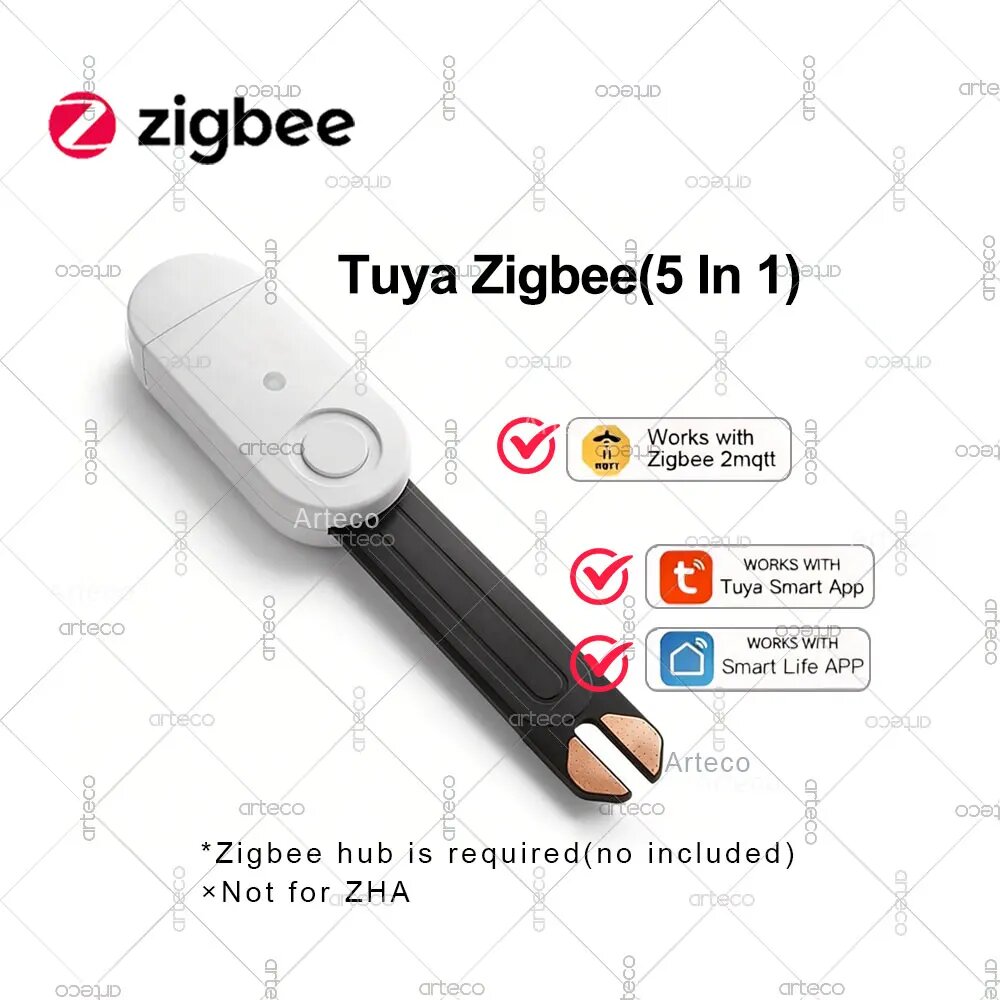 Многофункциональный датчик почвы Zigbee 5-в-1 5 In 1 tuya Zigbee