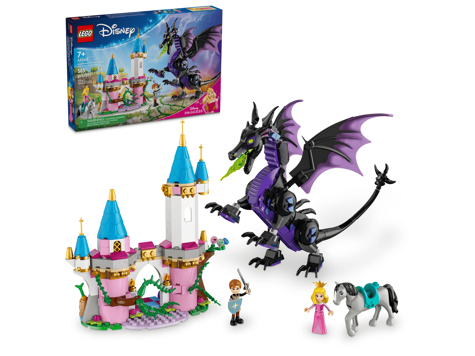 Конструктор LEGO Disney™ 43240 Малифисента в образе Дракона, 583 дет.