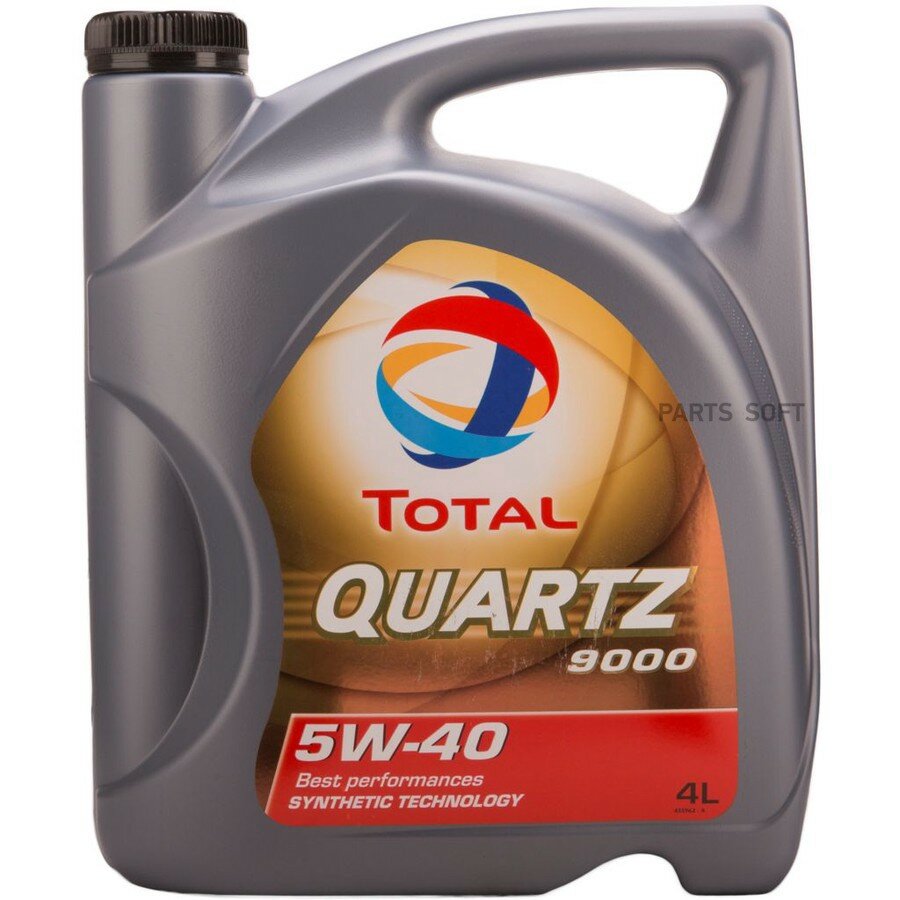 РР°СЃР»Рѕ РРѕС‚рѕсђрѕрѕрµ TOTAL Quartz 9000 5W-40 4Р». от официального дистрибьютора, TOTALENERGIES, артикул 10210501