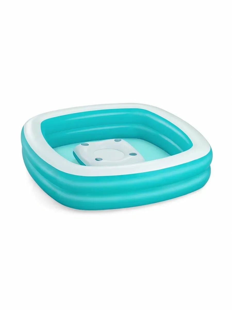 Детский Бассейн Bestway 218x218x48см "Sippin", 737 л, от 6 лет 54446 BW голубой