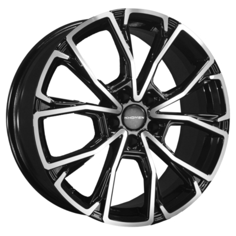 Диск колесный Khomen Wheels KHW1907 (Geely Atlas | Atlas Pro) 7,5x19 5x114,3 Dia60.1 ET45 цвет Black-FP