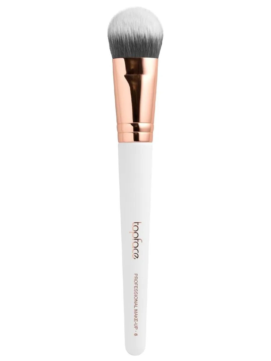 Кисть для тонального крема плоская TopFace Angled Foundation Brush