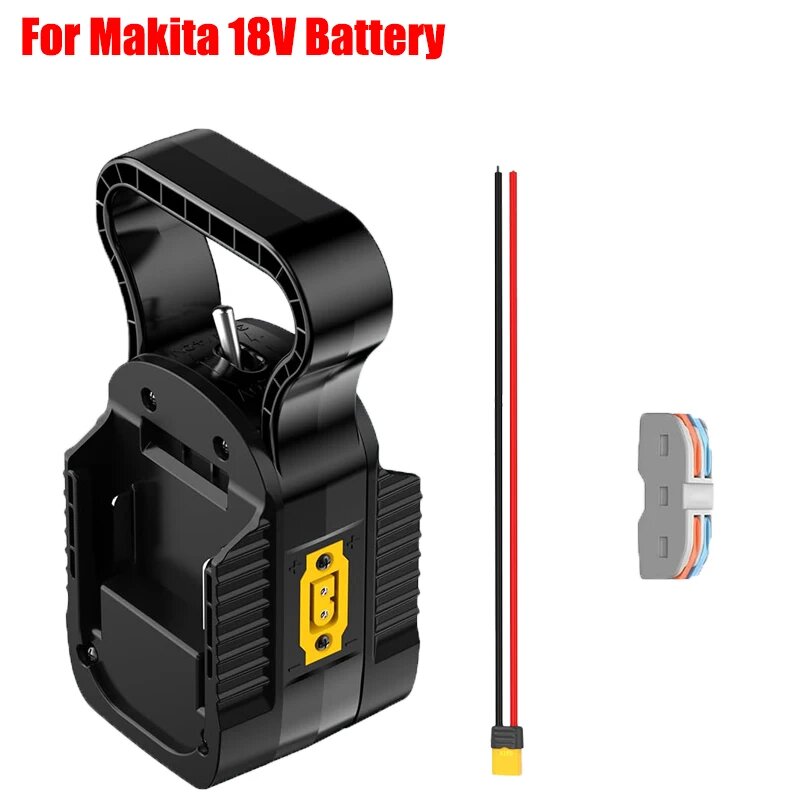 Адаптер питания Alasicka 2-в-1 для аккумуляторов Makita/Milwaukee 18В 2-in-1 for Makita