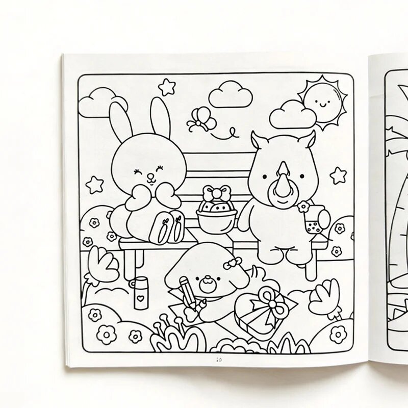 Раскраска для снятия стресса с животными