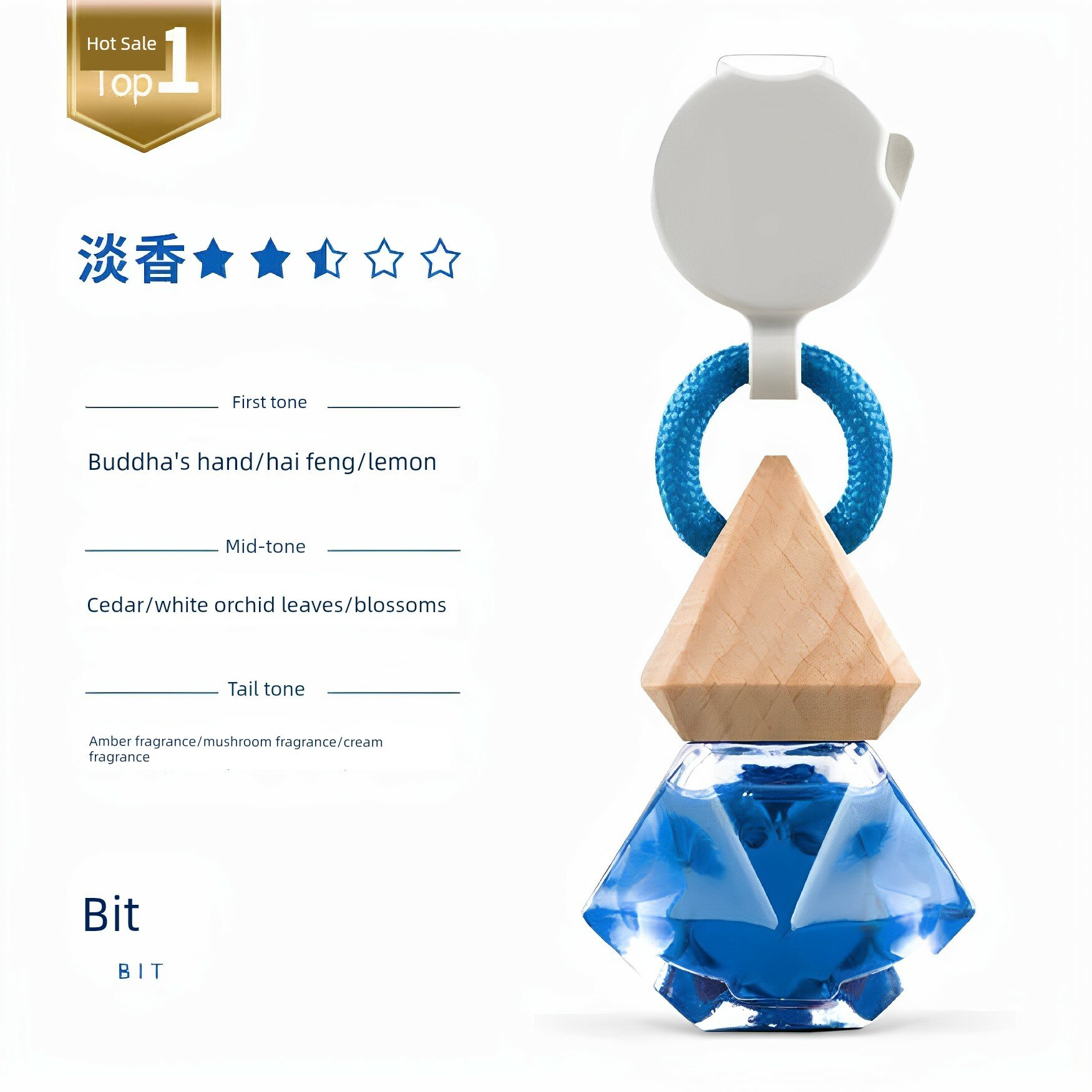 Премиальный автомобильный ароматизатор Crystal Bit с легким ароматом пробный набор для салона автомобиля долговечный
