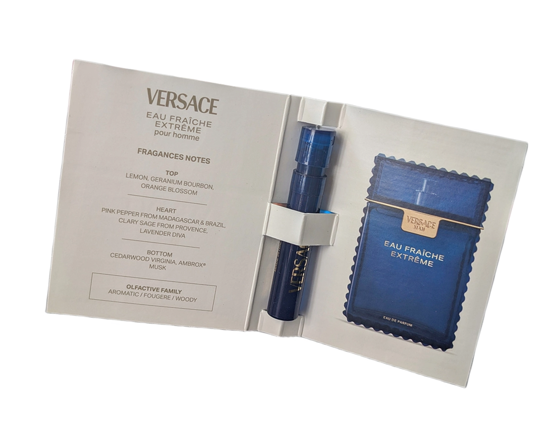 Versace Versace Man Eau Fraiche Extreme 1 мл миниатюра парфюма - Версаче Версаче Мен Фреш Экстрим для мужчин
