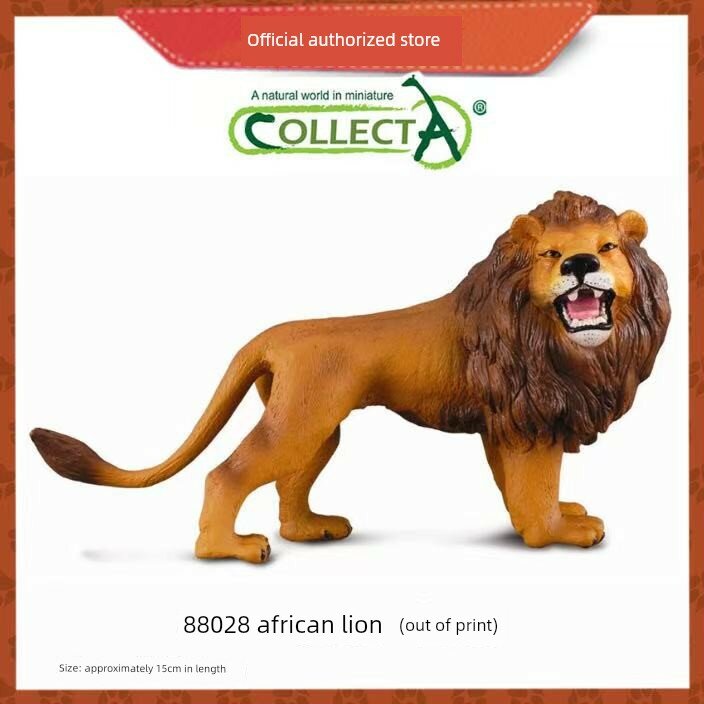 CollectA Реалистичная модель африканского льва 88028 Винтажная фигурка животного (Устаревшая)