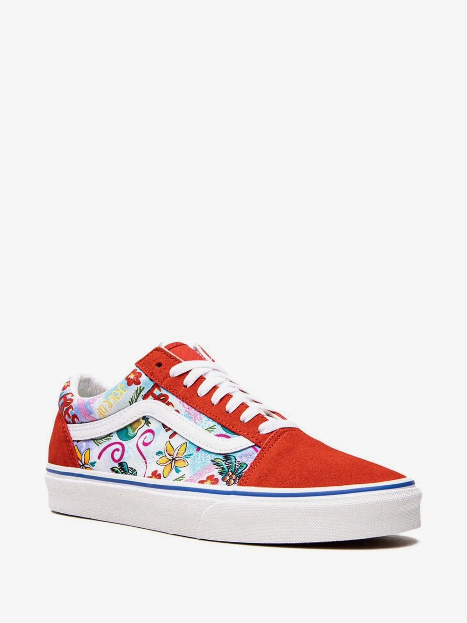 Кроссовки VANS Old Skool Low, размер 13 US, красный — фото 1