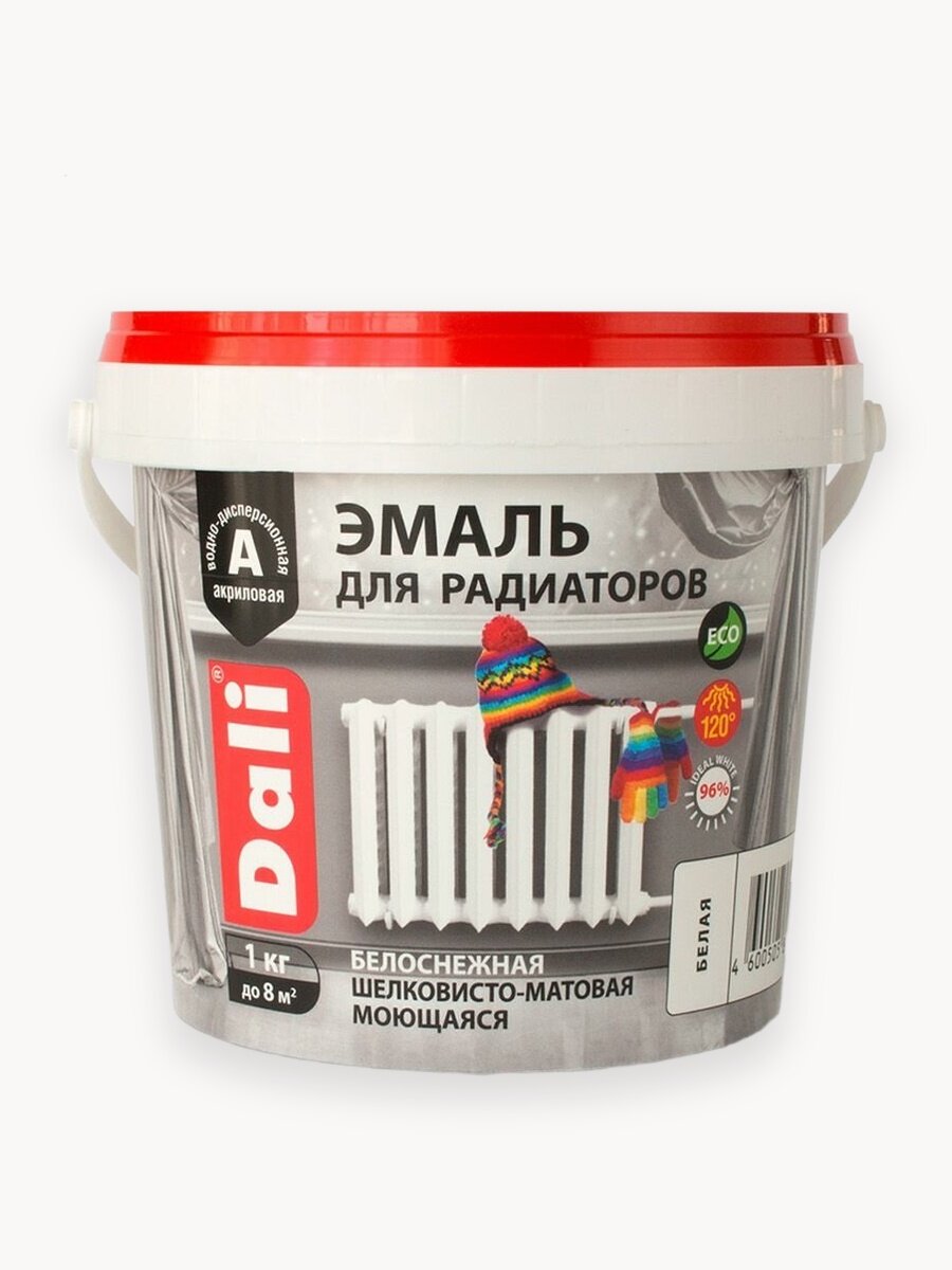 Эмаль Dali для радиаторов акриловая 1 кг