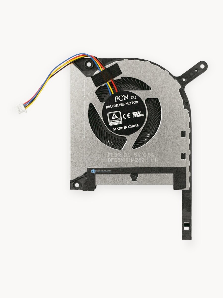 Кулер для ноутбуков Asus TUF Gaming FX505 / FX705 / A15 FA506 / FX506 / A17 FA706 / FX706 / FX505DD / FX505DT - левый