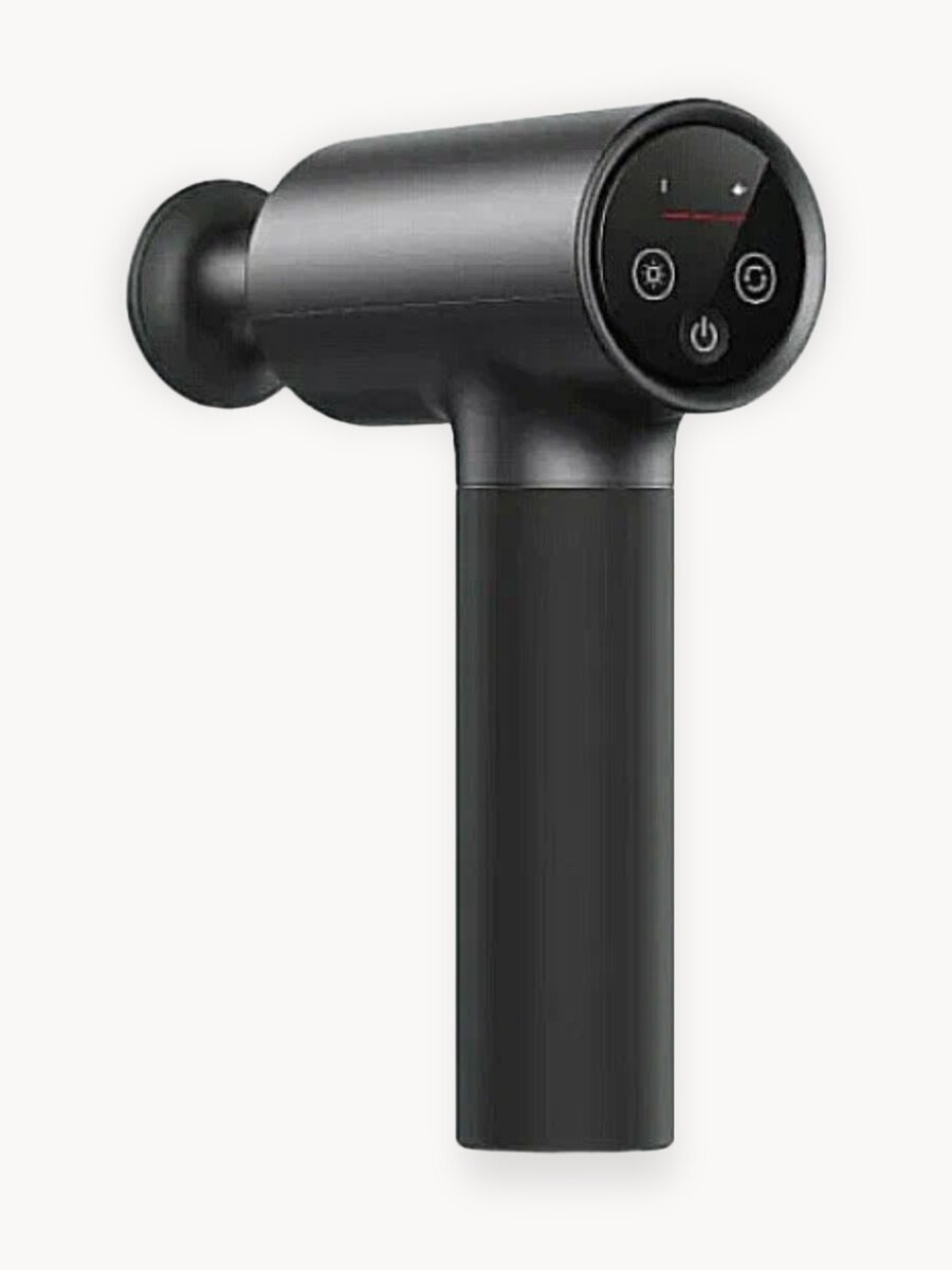 Xiaomi Mijia Fascia Gun 2 — массажный пистолет нового поколения от Xiaomi с подогревом головок. -MJJMQ05-ZJ- черный