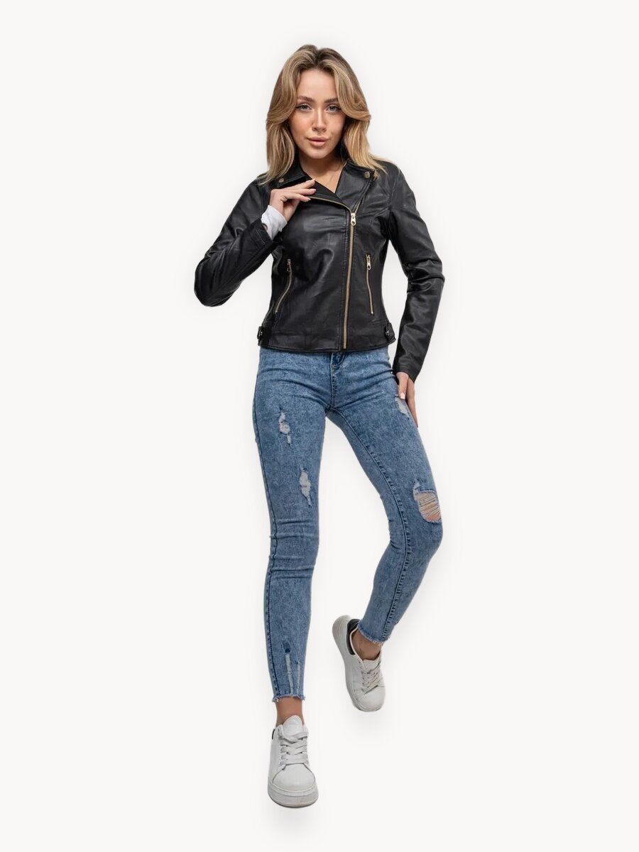 Куртка кожаная