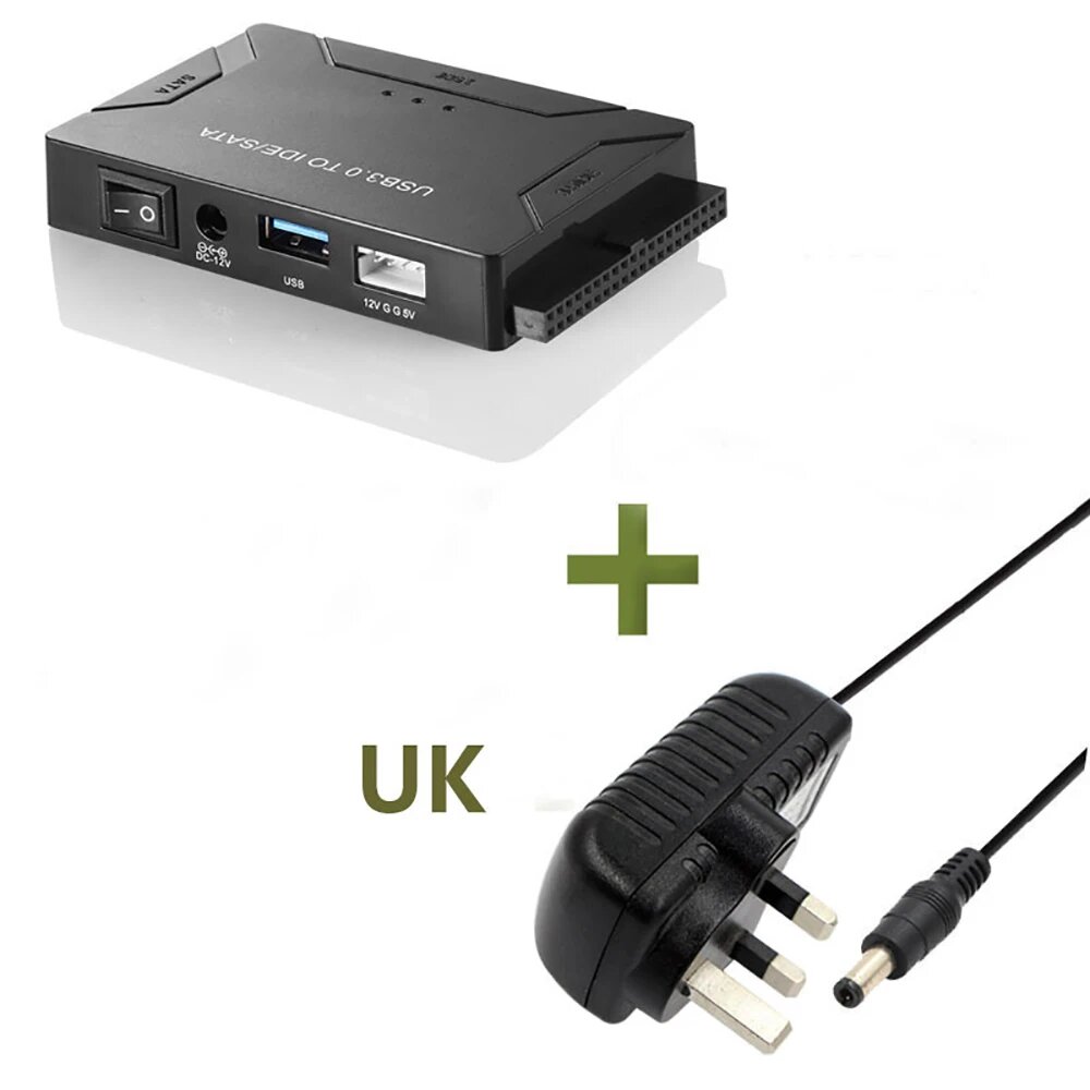 USB 3.0 SATA/IDE адаптер с UK блоком питания
