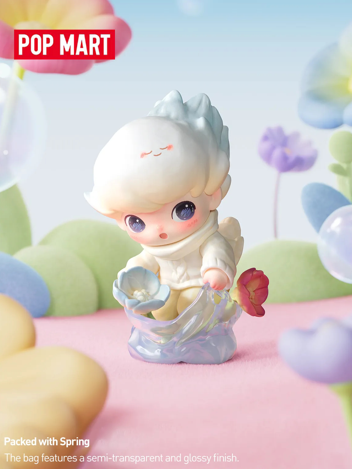 Коллекционная фигурка Слепая коробка DIMOO Moments in Bloom Series Figures-Packed with Spring, POP MART