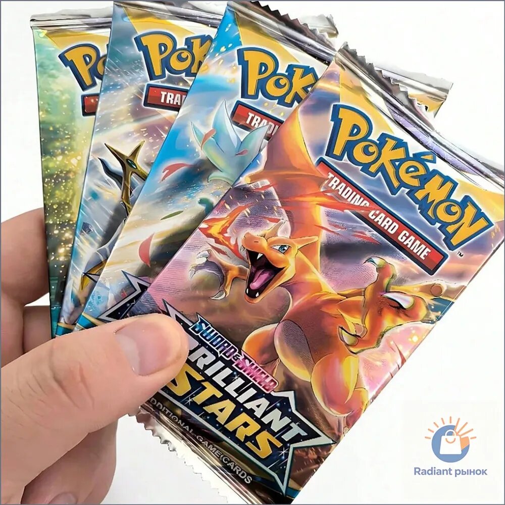 Коллекционные карточки "Pokemon", Покемон карты настольной игры,100 шт.