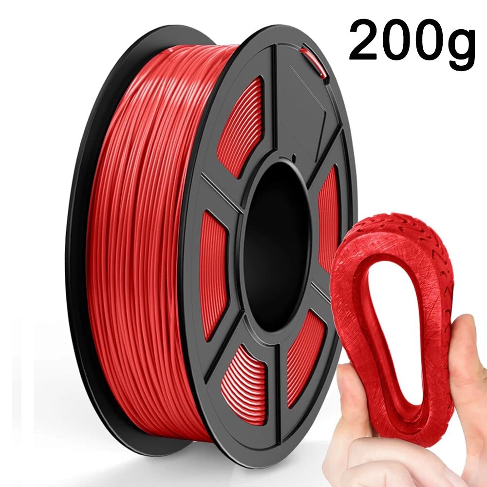 Красная нить TPU 200g 1,75 мм