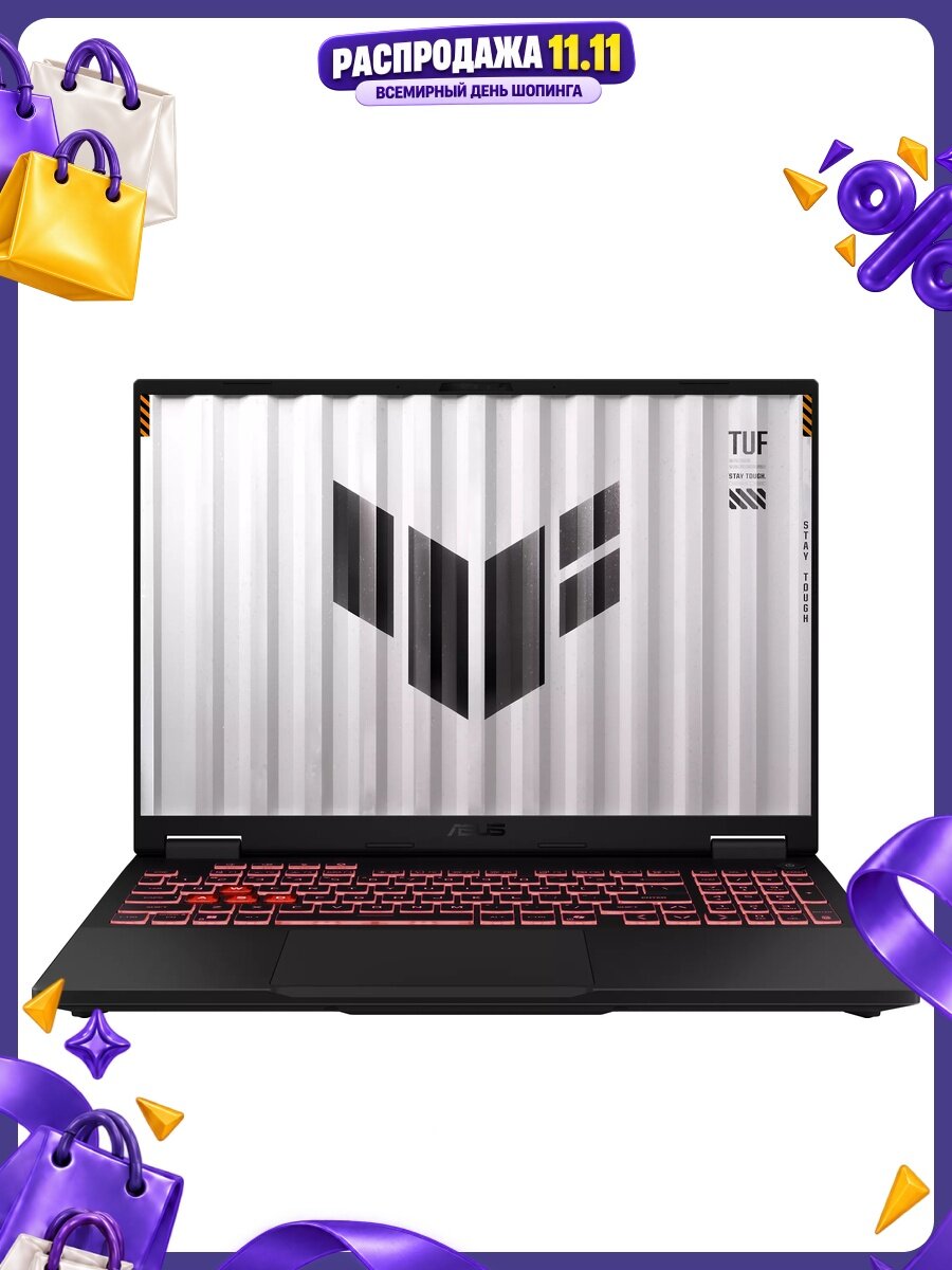 Ноутбук ASUS TUF Gaming A16 FA608PP-RV043 16" (90NR0MD1-M00860) Без ПО