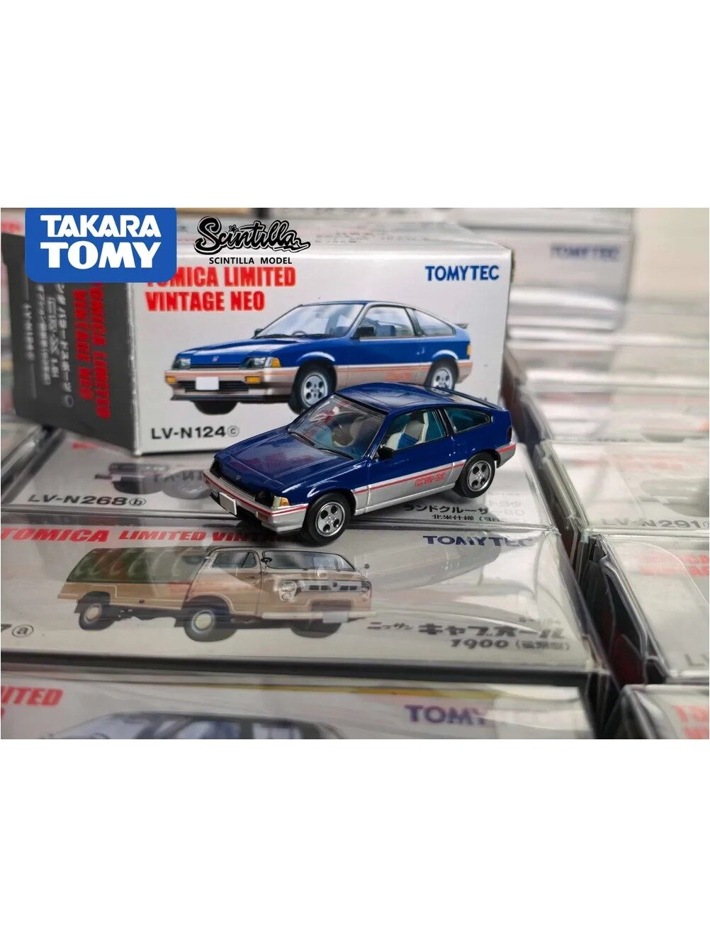 Машинка Tomytec 1/64 Tomica Limited Vintage Tomytec TLV LV-N124c Alloy Car Model Collection Gift