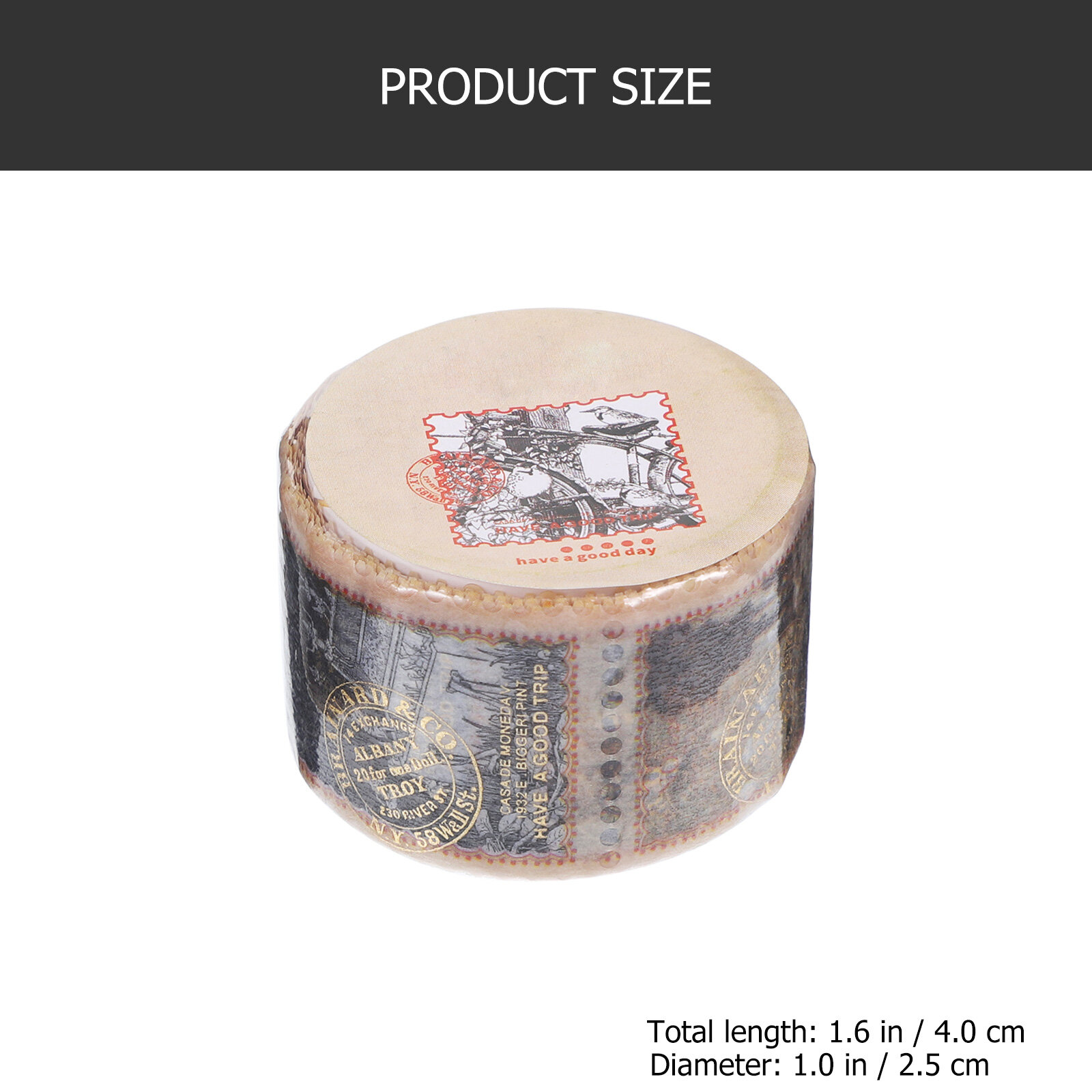 2 Клеевых Ленты В Стиле Ретро Washi С Клейким Слойем Для Декора 2 5X2 5X4Cm