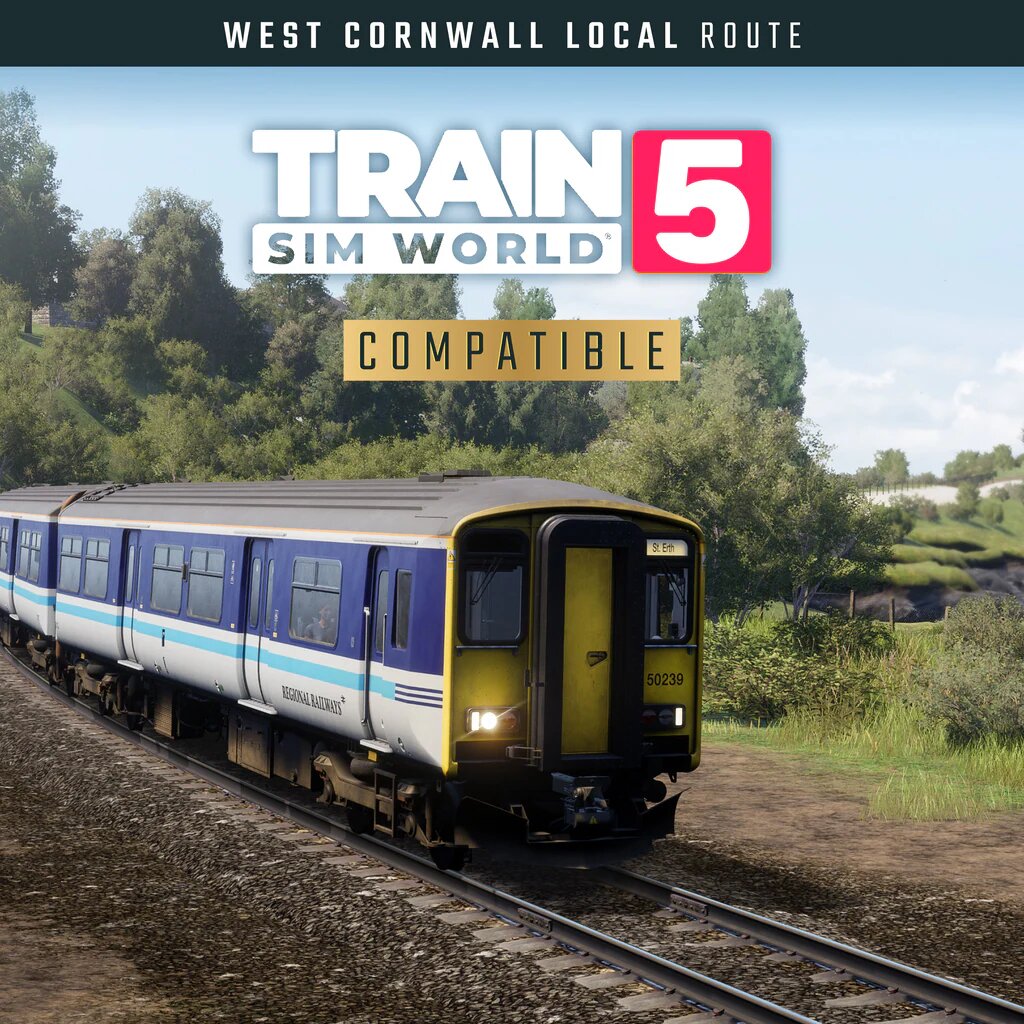Дополнение Train Sim World 5: West Cornwall Local: Penzance - St Austell & St Ives, цифровое издание PlayStation 4 и PlayStation 5, регион Турция / код пополнения баланса