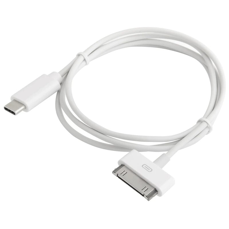 Кабель-адаптер 30-контактный на USB-C для зарядки и передачи данных для iPhone 4, 4S, 3GS, iPad 3, 2, 1, iPod, зарядный шнур USB-C Type-C на 30-контактный, аксессуары