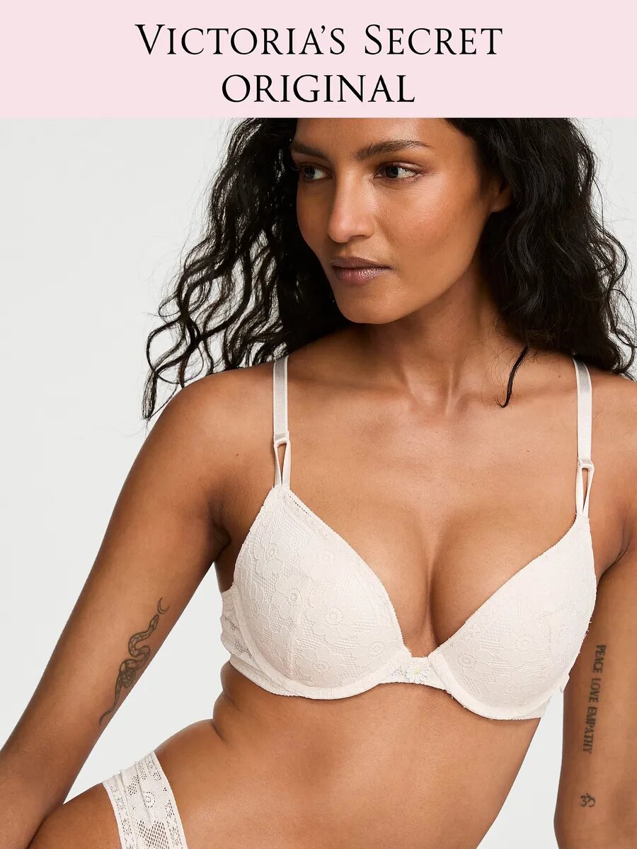 Бюстгальтер Victoria's Secret Sexy Tee Crochet Lace Push-Up Bra