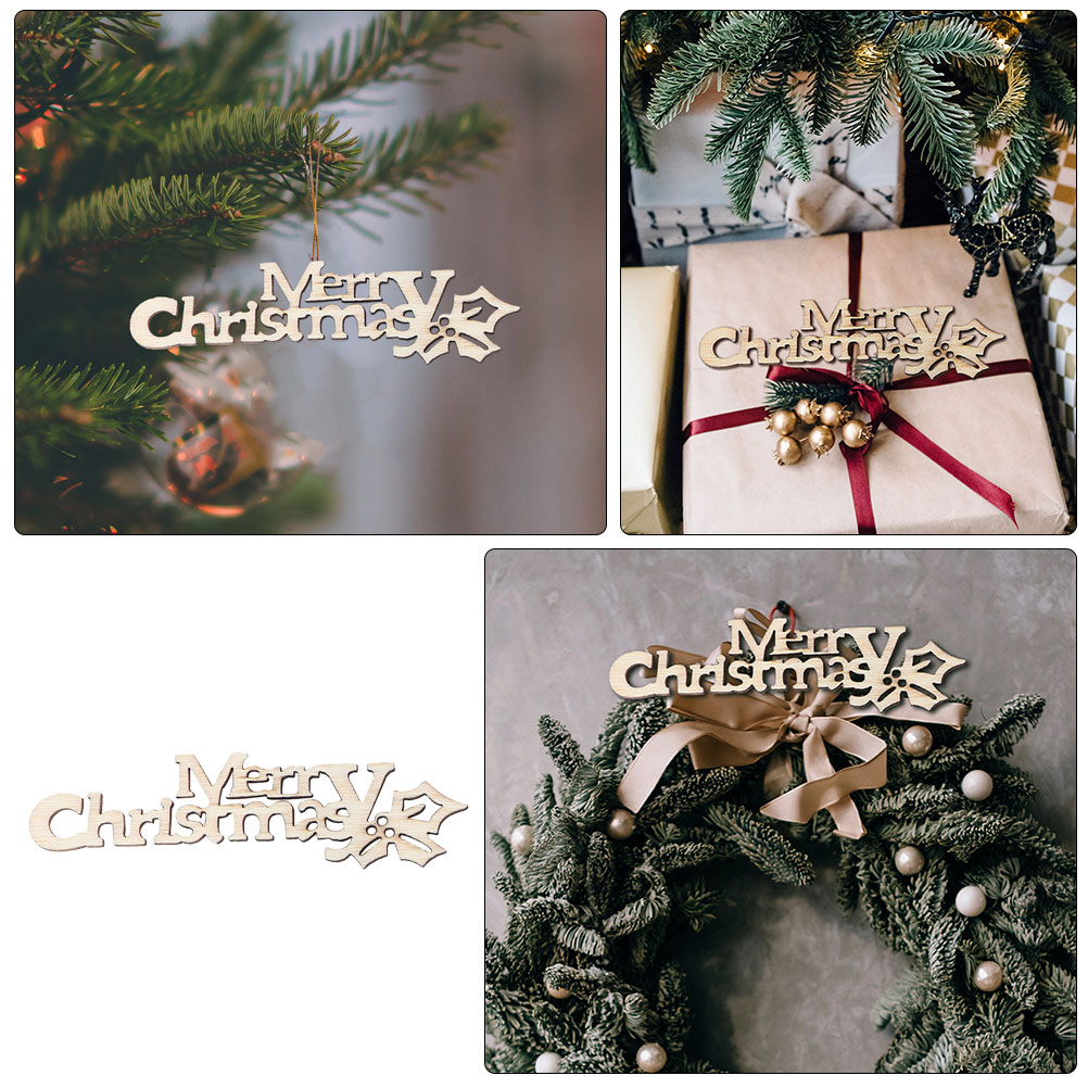 10 Штук Незаконченные Деревянные Поделки Merry Christmas Вырезки Для Ремесел И Декора Размер 9 40X2 40X0 25Cm